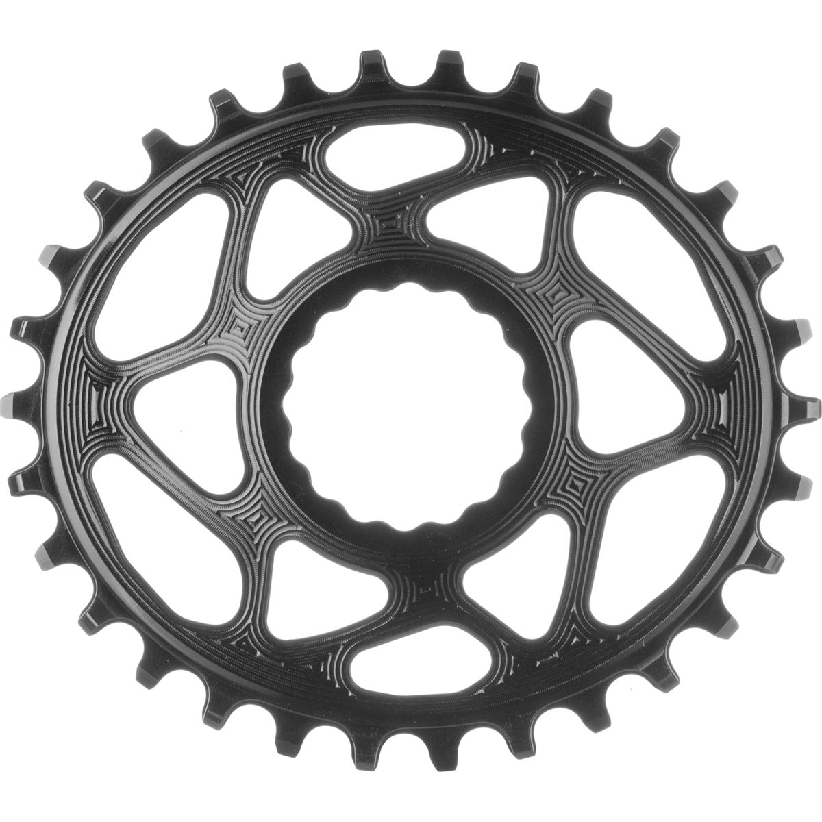 absoluteBLACK Race Face Oval Cinch Direct Mount Traction Chainring - Bike