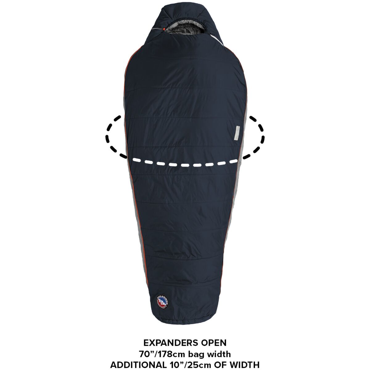 Big Agnes Torchlight Camp Sleeping Bag: 20F Synthetic - Hike & Camp