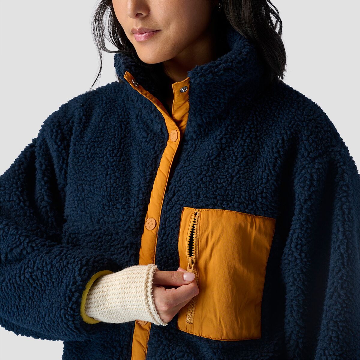 Backcountry Mixed Fabric Fleece Jacket - Women's - Women