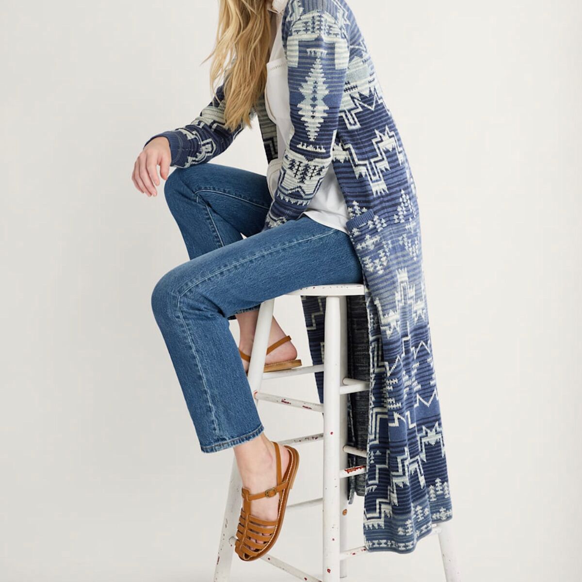 Pendleton Cotton Duster Sweater - Women's - Women