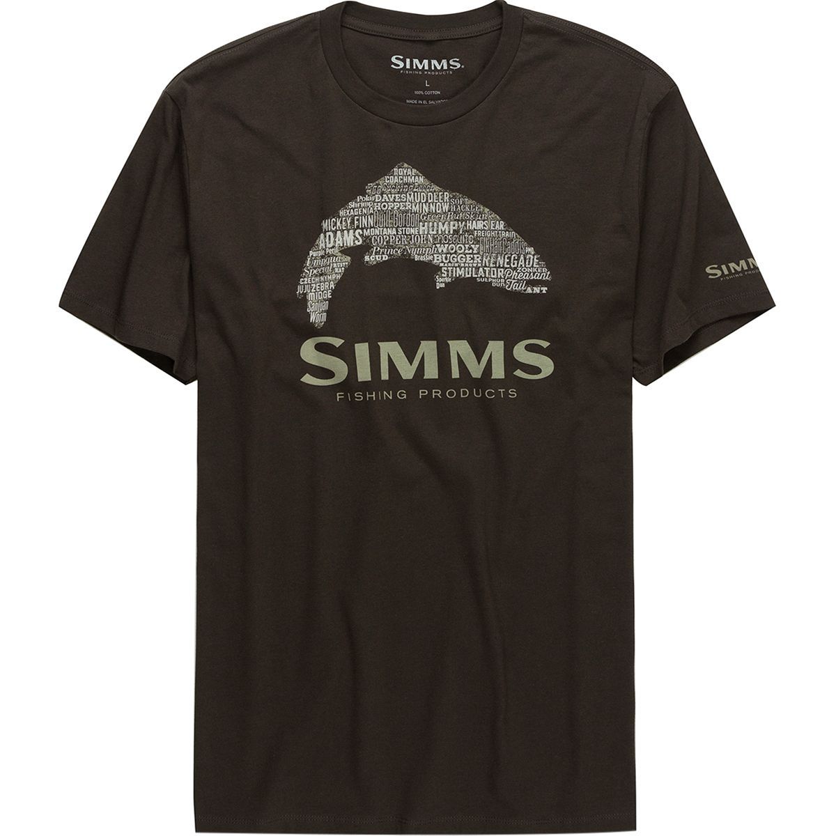Simms Stacked Typo Logo T-Shirt - Men's - Men