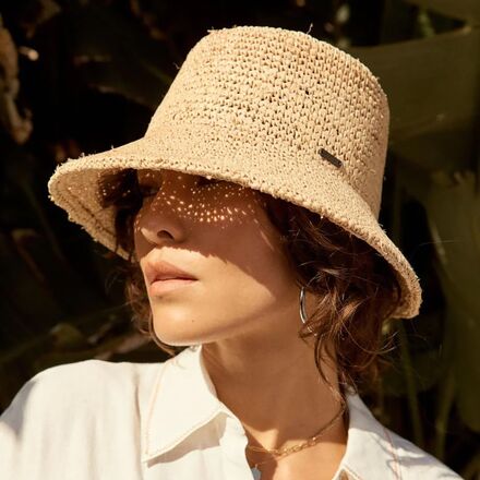 Brixton Ellee Straw Packable Bucket Hat - Women's - Men