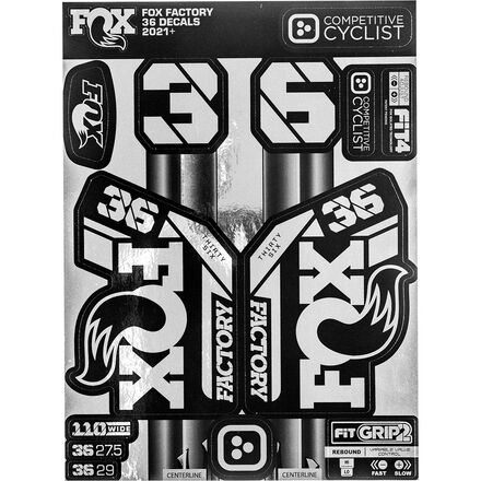 Stikrd Fox 36 2021+ Decal Kit - Bike